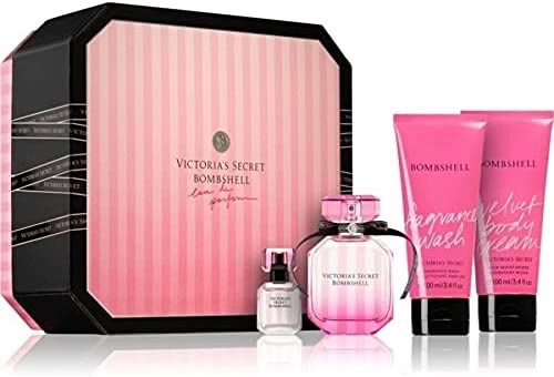 Victoria's Secret Bombshell 4Pc Gift Set - Perfumes | Fragrances | Gift ...