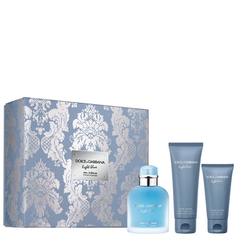 Dolce & Gabbana Light Blue Eau Intense 3Pc Set - Perfumes | Fragrances ...
