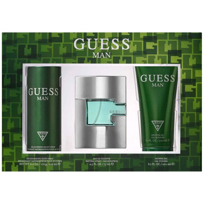 Guess Man 3pc Gift Set - Perfumes | Fragrances | Gift Sets | Perfume ...