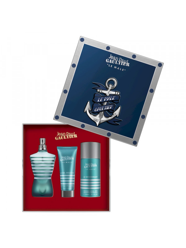 Jean Paul Gaultier Le Male 3Pc Tin Box Set - Perfumes | Fragrances ...
